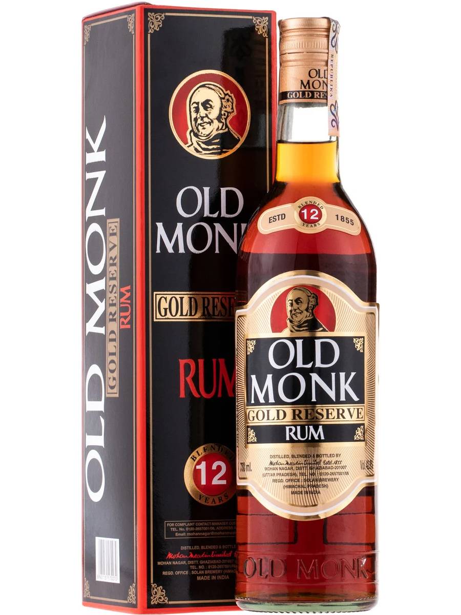 OLD MONK GOLD RESERVE DARK RUM – Susmita Wines